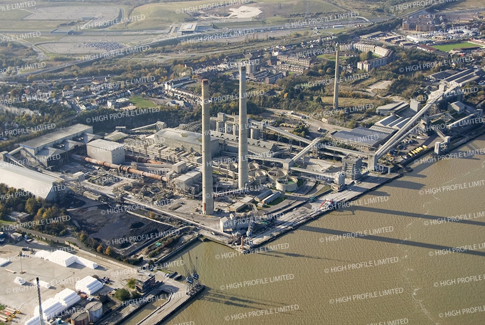 Northfleet Cement Works Aerial Photograph - High Profile Limited