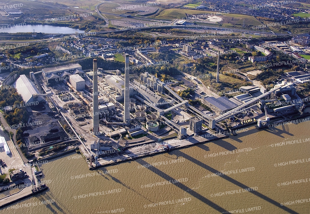 Northfleet Cement Works Aerial Photograph - High Profile Limited
