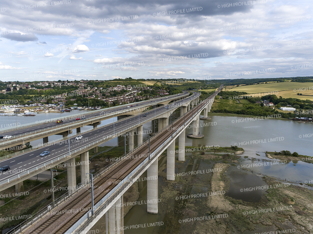 Medway Bridge Aerial Photograph - High Profile Limited