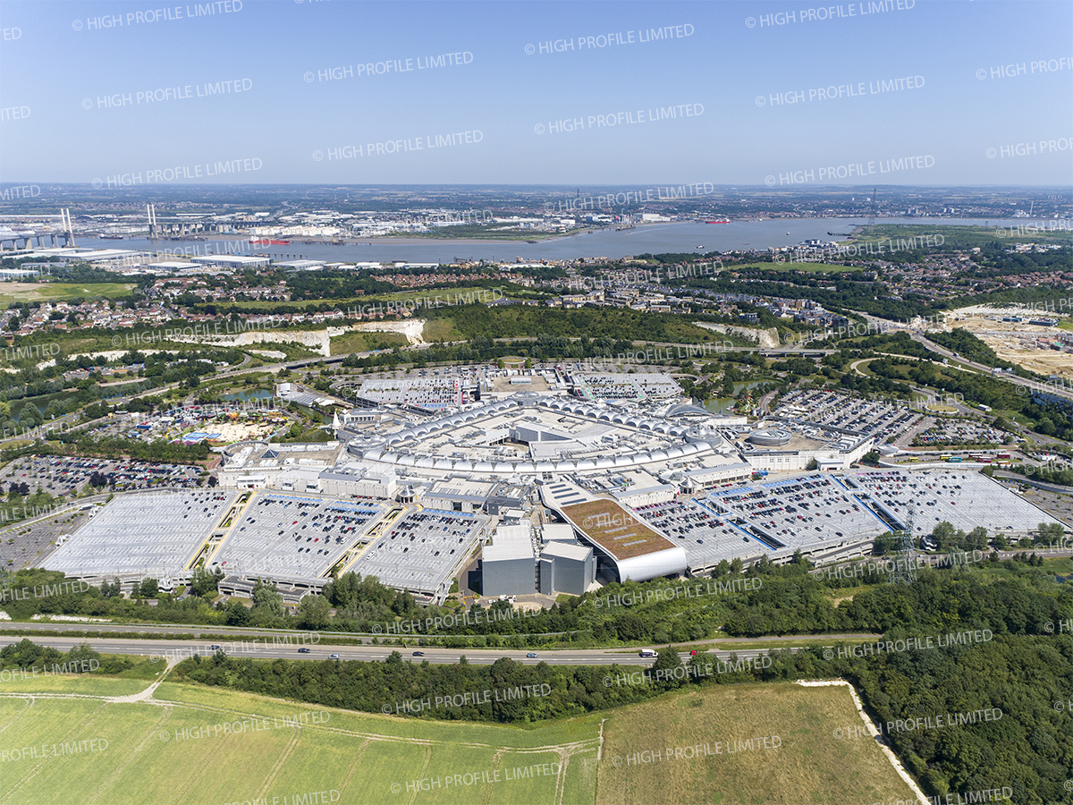 Bluewater Shopping Centre Aerial Photograph - High Profile Limited